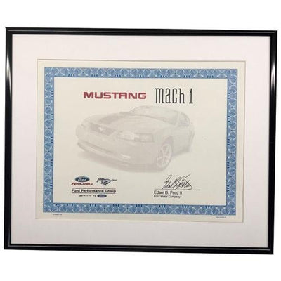 Ford Show Parts | 2003-2004 Mustang Mach 1 Certificate